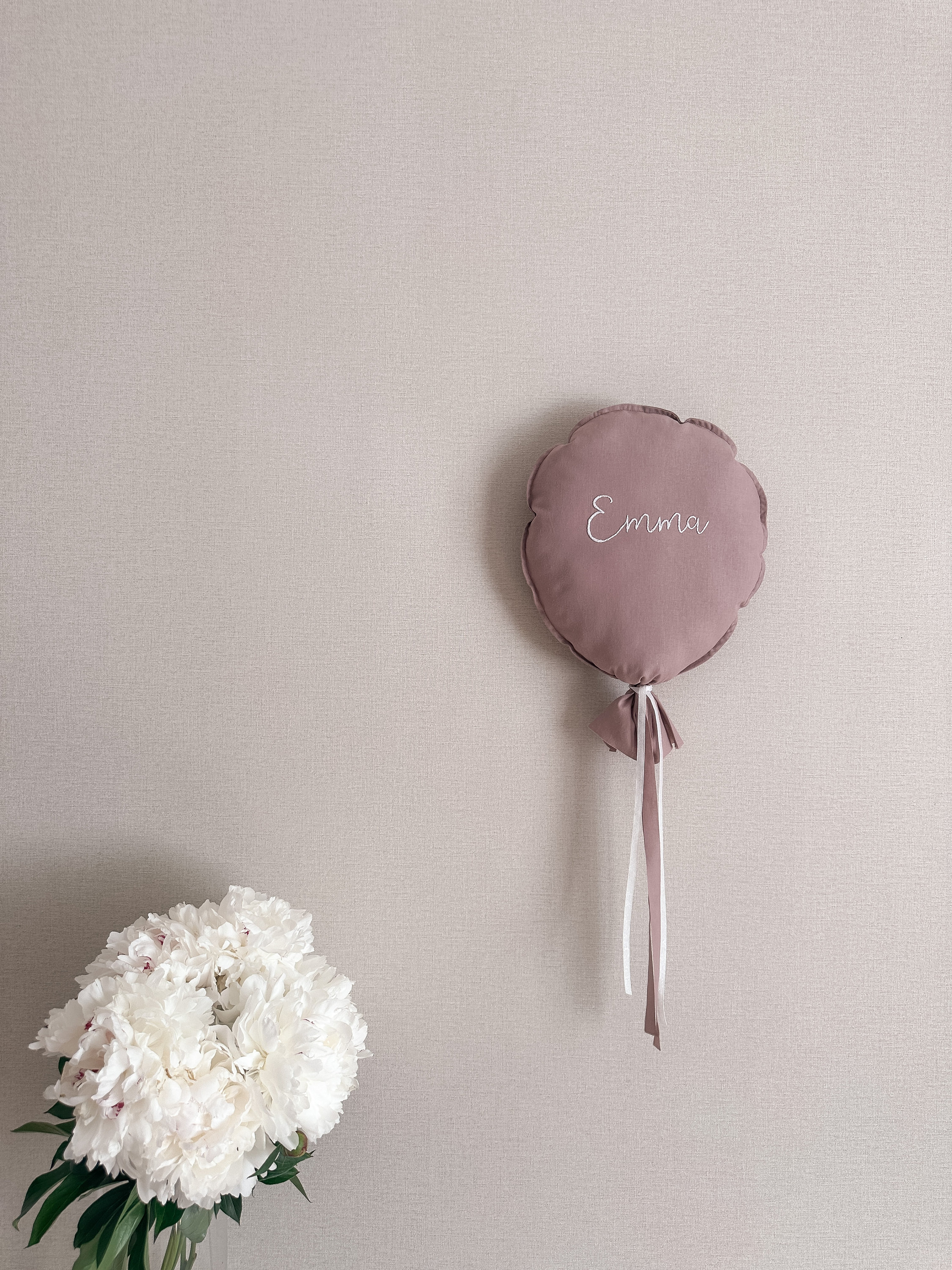 Cotton Balloon Custom Name Balloon Set Custom Fabric Balloon Custom ...