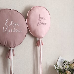 Cotton Balloon | Custom Name Balloon Set | Custom Fabric Balloon ...