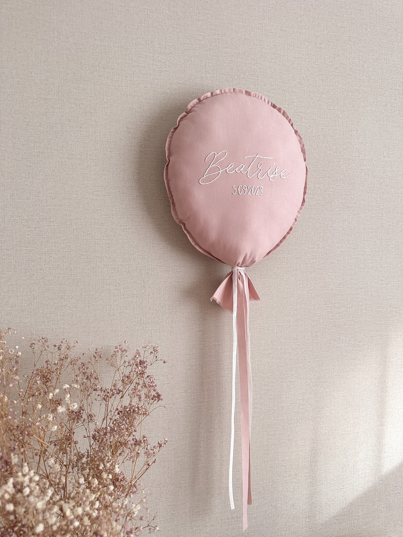 Cotton Balloon Custom Name Balloon Set Custom Fabric - Etsy