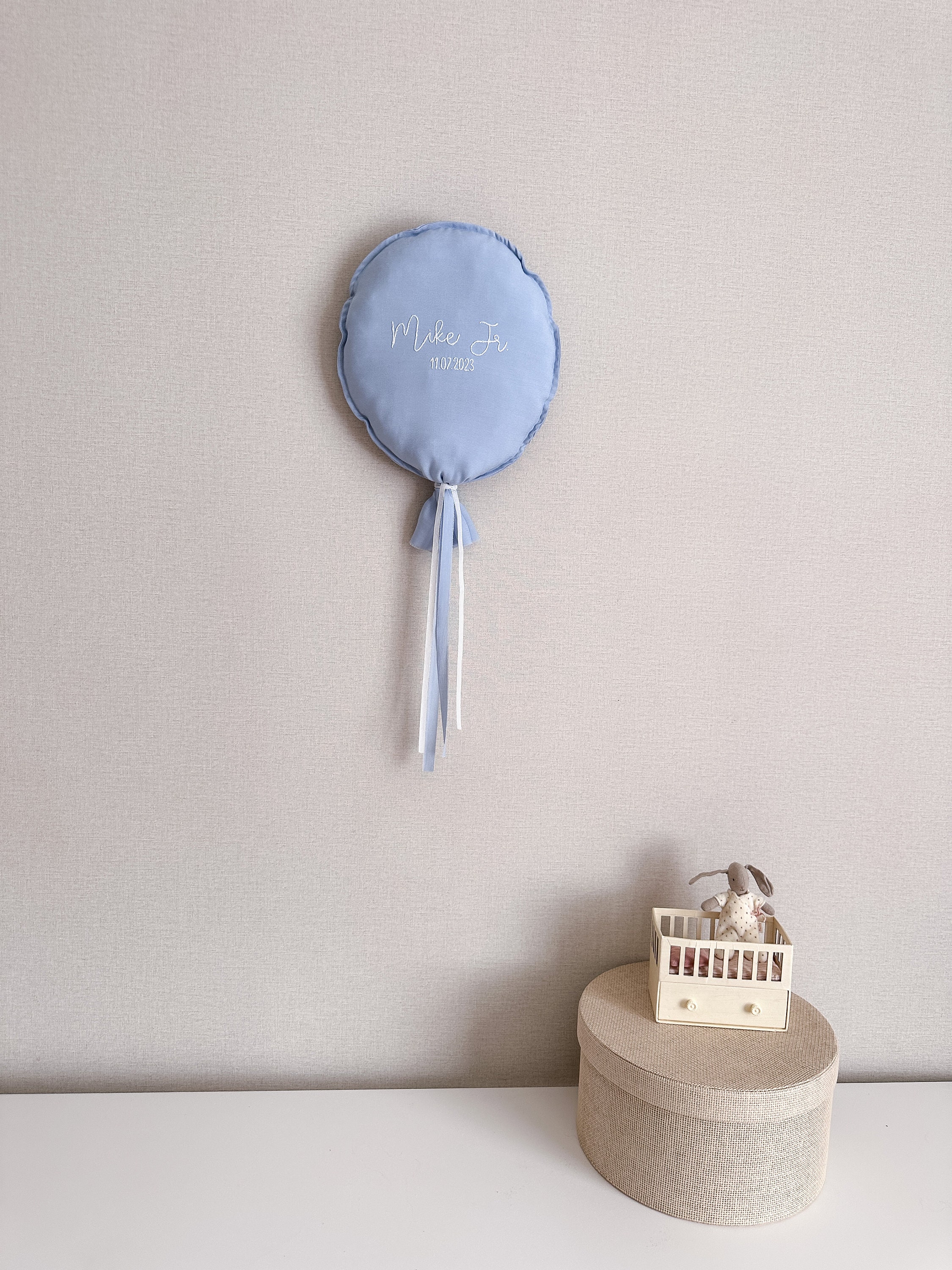 Cotton Balloon Custom Name Balloon Set Custom Fabric Balloon Custom ...