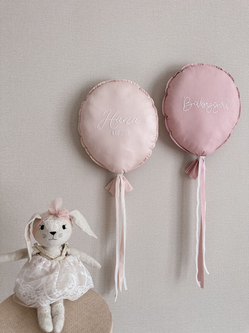 Cotton Balloon Custom Name Balloon Set Custom Fabric - Etsy