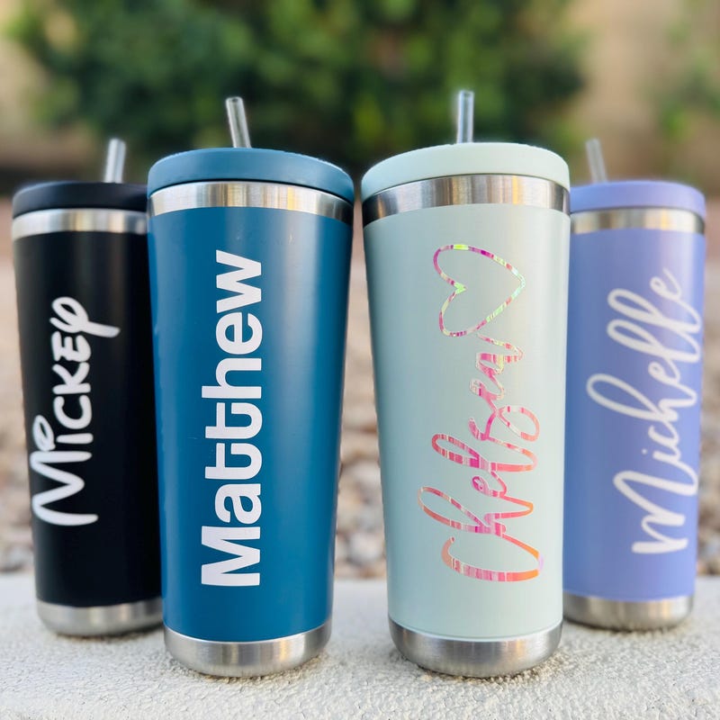 Vinyl Name Sticker - Etsy