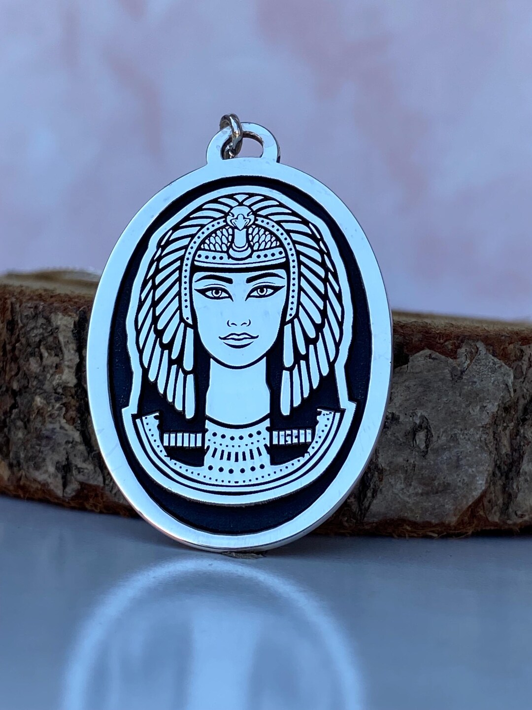 Cleopatra VII Thea Philopator Silver Pendant, Mythology Necklace for ...