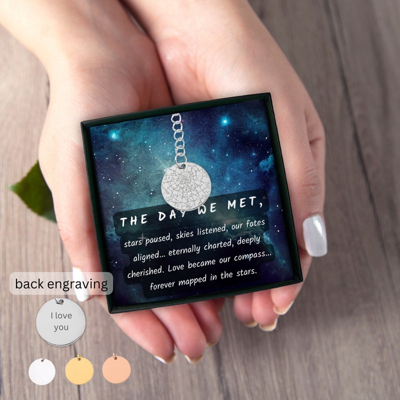 Star Map Jewelry - Etsy