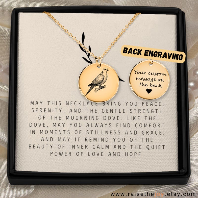 Delicate Mourning Jewelry - Etsy