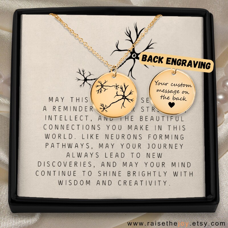 Neuroscience Jewelry - Etsy