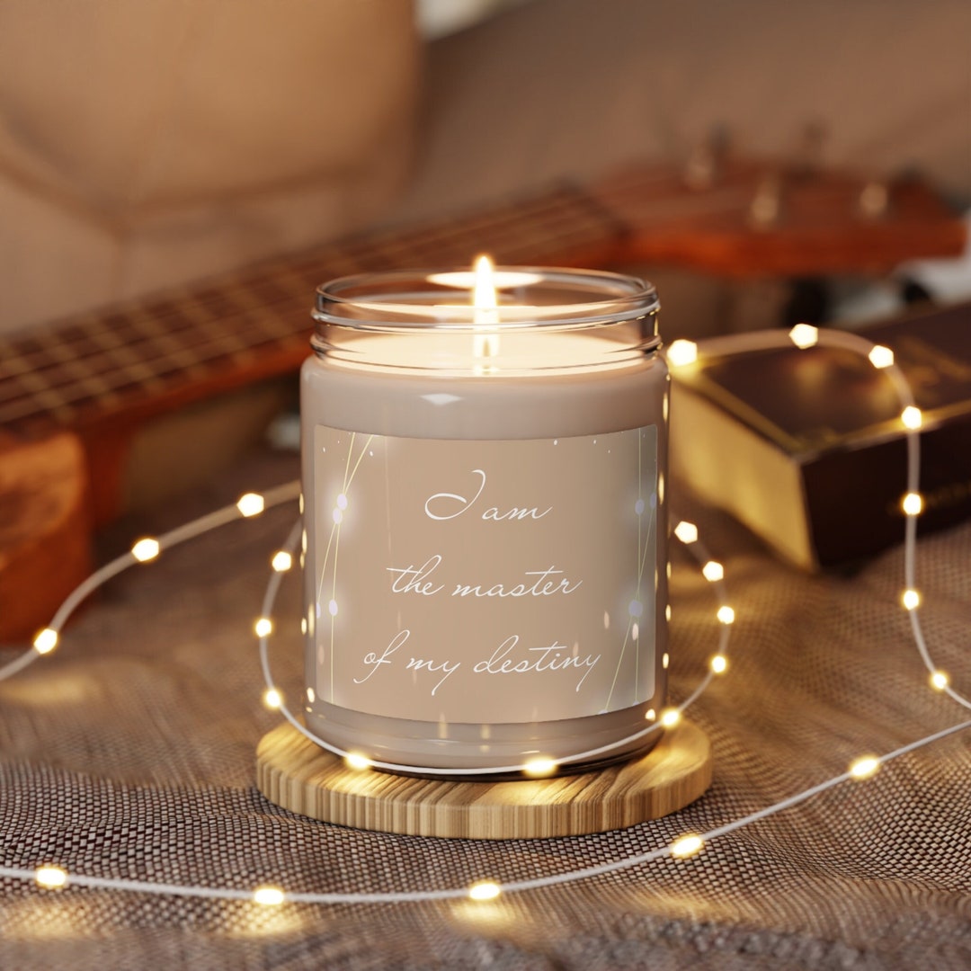 Motivational Ritual Scented Candle Glass Me Time Inner Work Spiritual ...