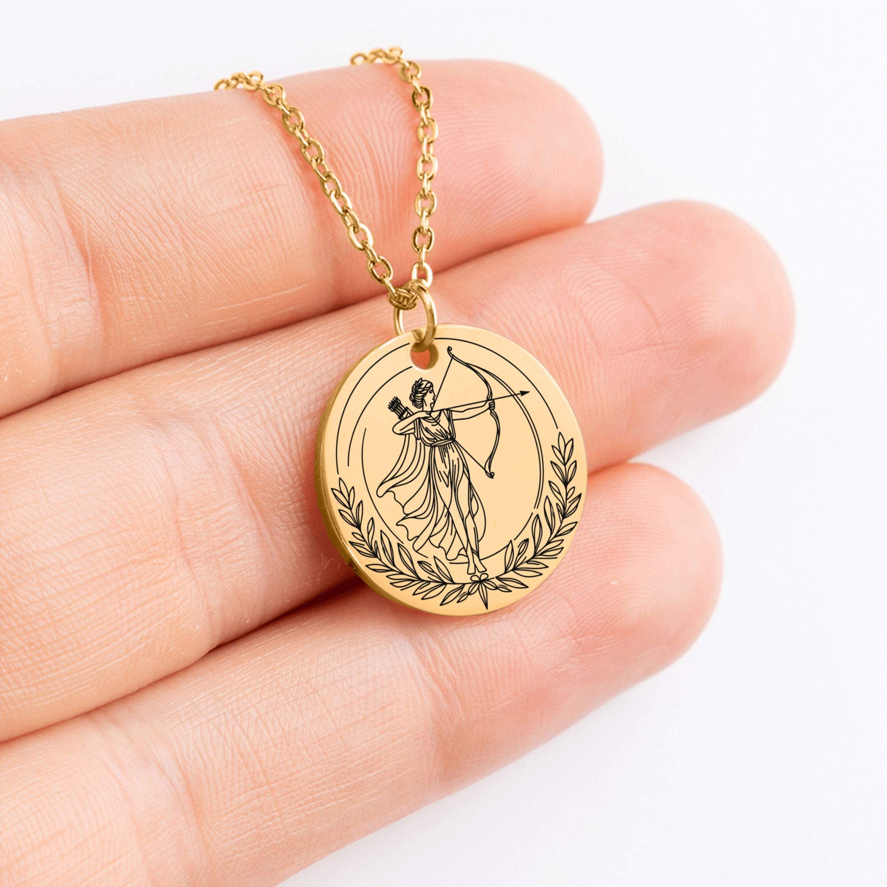 Personalized Artemis Necklace Best Present Idea for Woman Greek ...