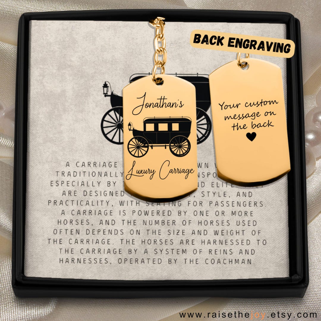 Luxury Carriage Car Keychain for Man Birthday Funny Present Ideas for ...