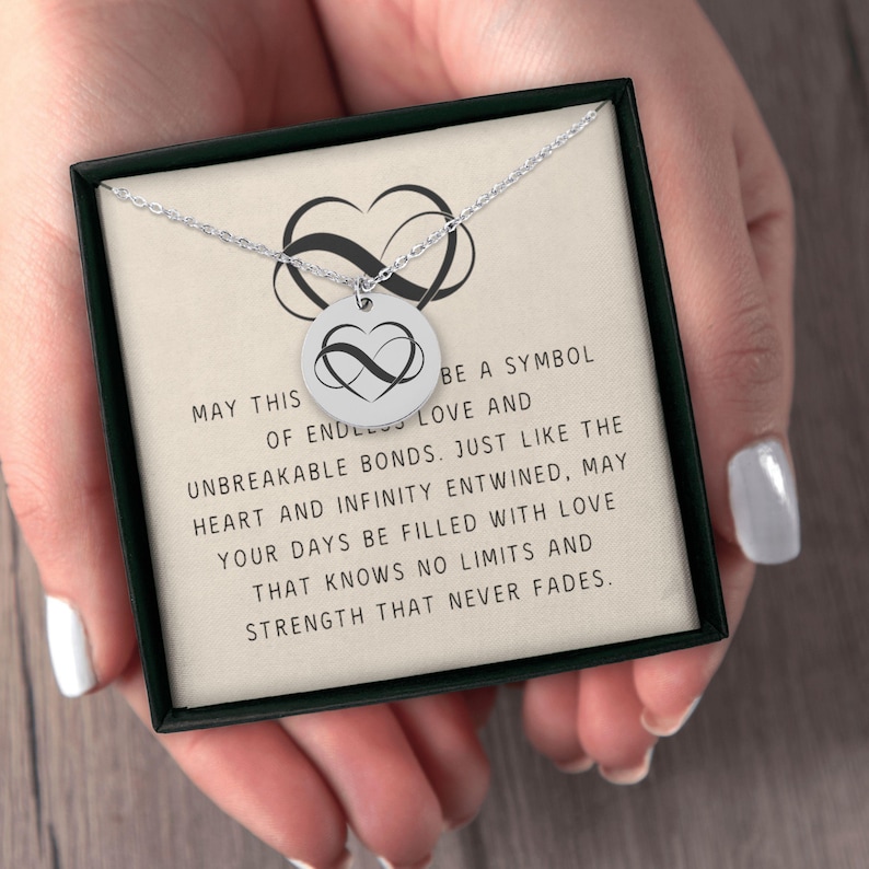 Infinity Symbol Necklace Gift Eternal Love You Forever Romantic Gift ...
