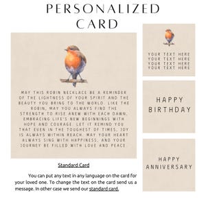 Personalized Robin Coin Necklace Great Gift Idea for Woman Artistic ...