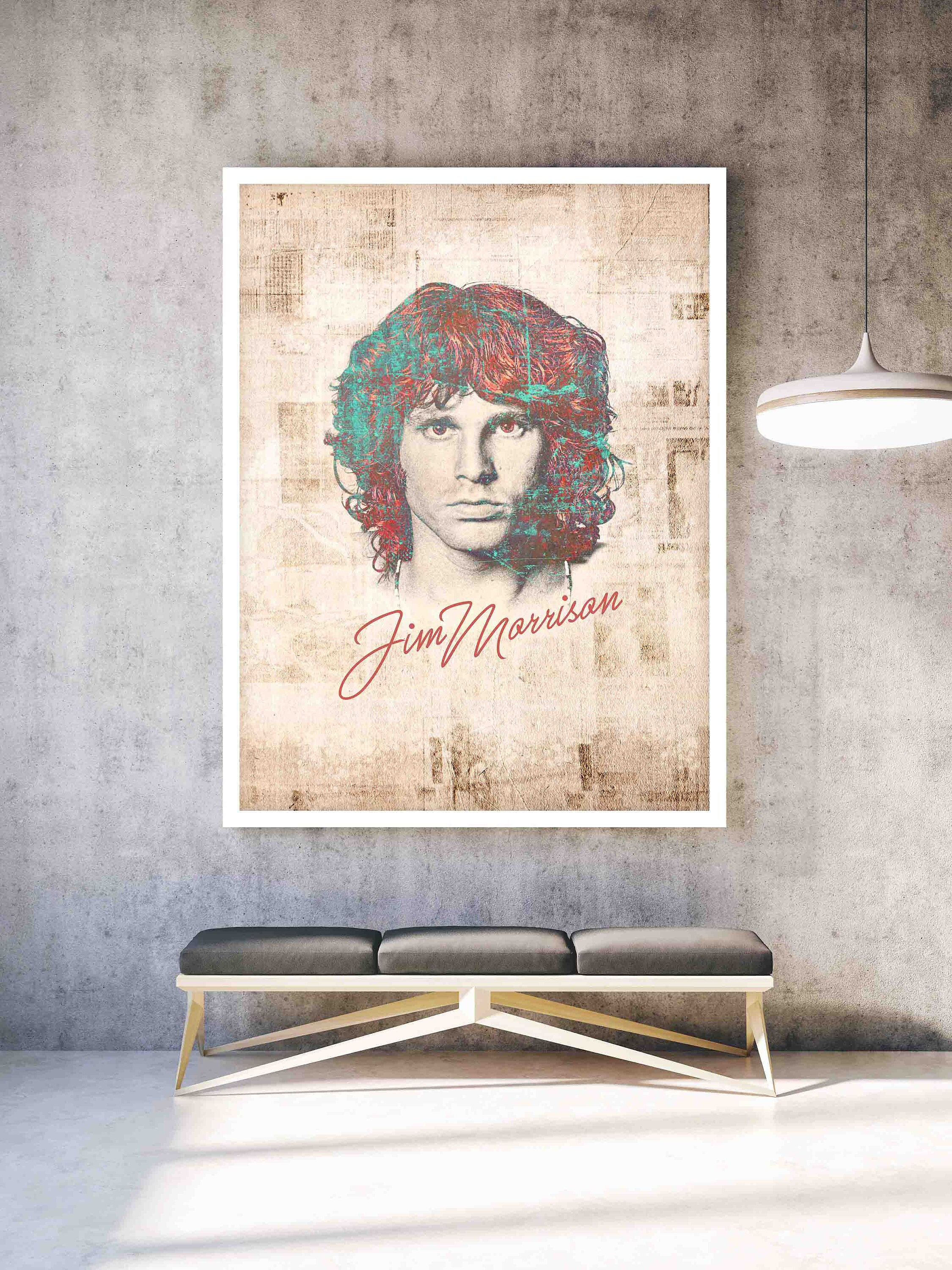 Jim Morrison Poster, the Doors Digital Download, the Doors Wall Art ...
