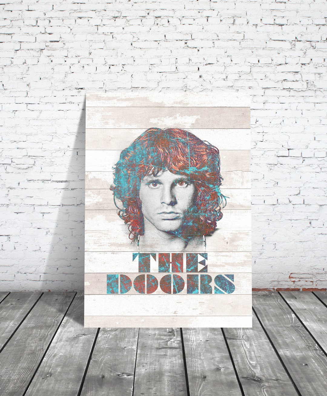 The Doors Jim Morrison Poster, Digital Download, Wall Art, Grunge, Rock ...