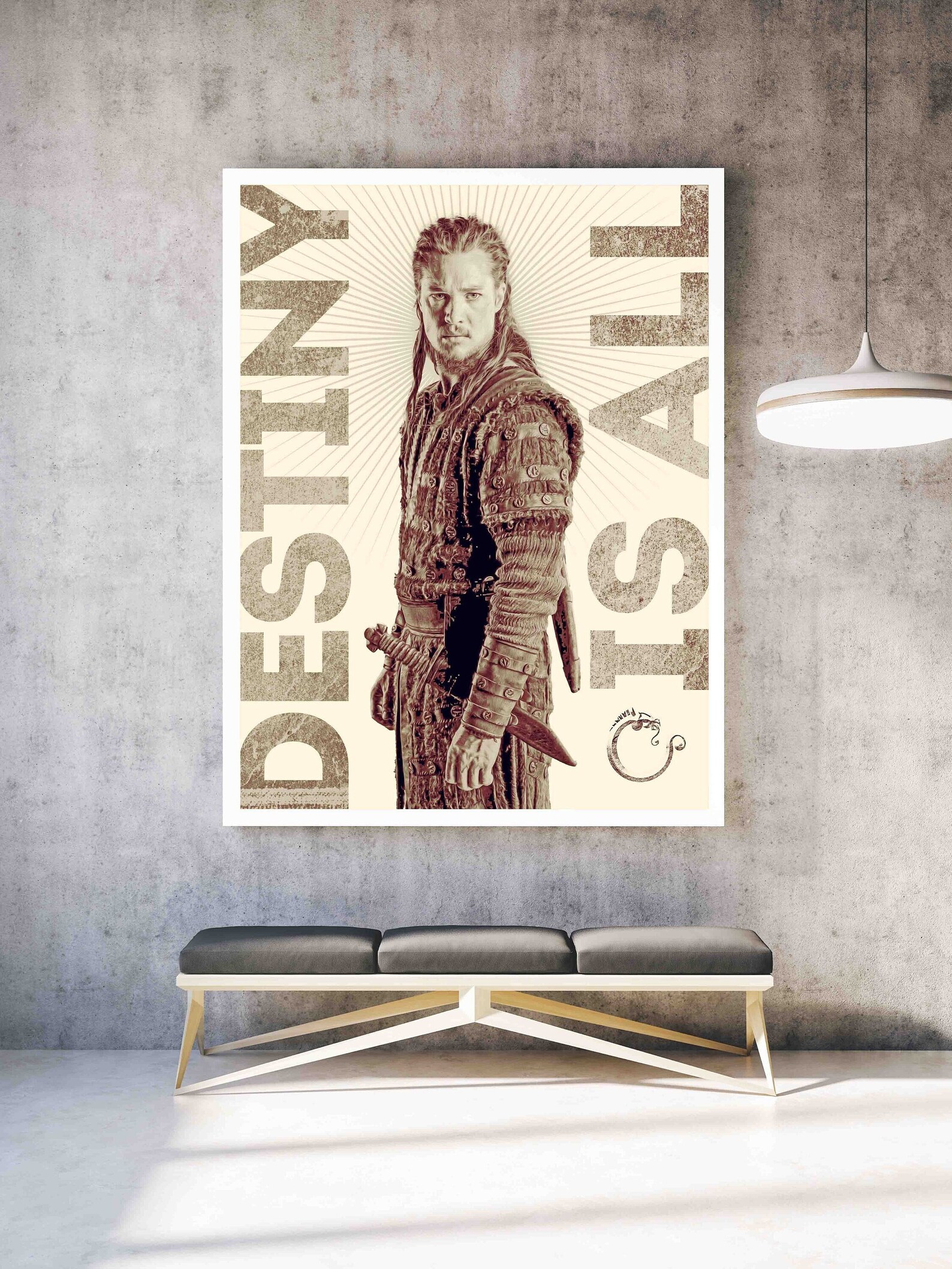 Uhtred of Bamburgh Poster, Wall Art, the Last Kingdom Poster, Digital ...