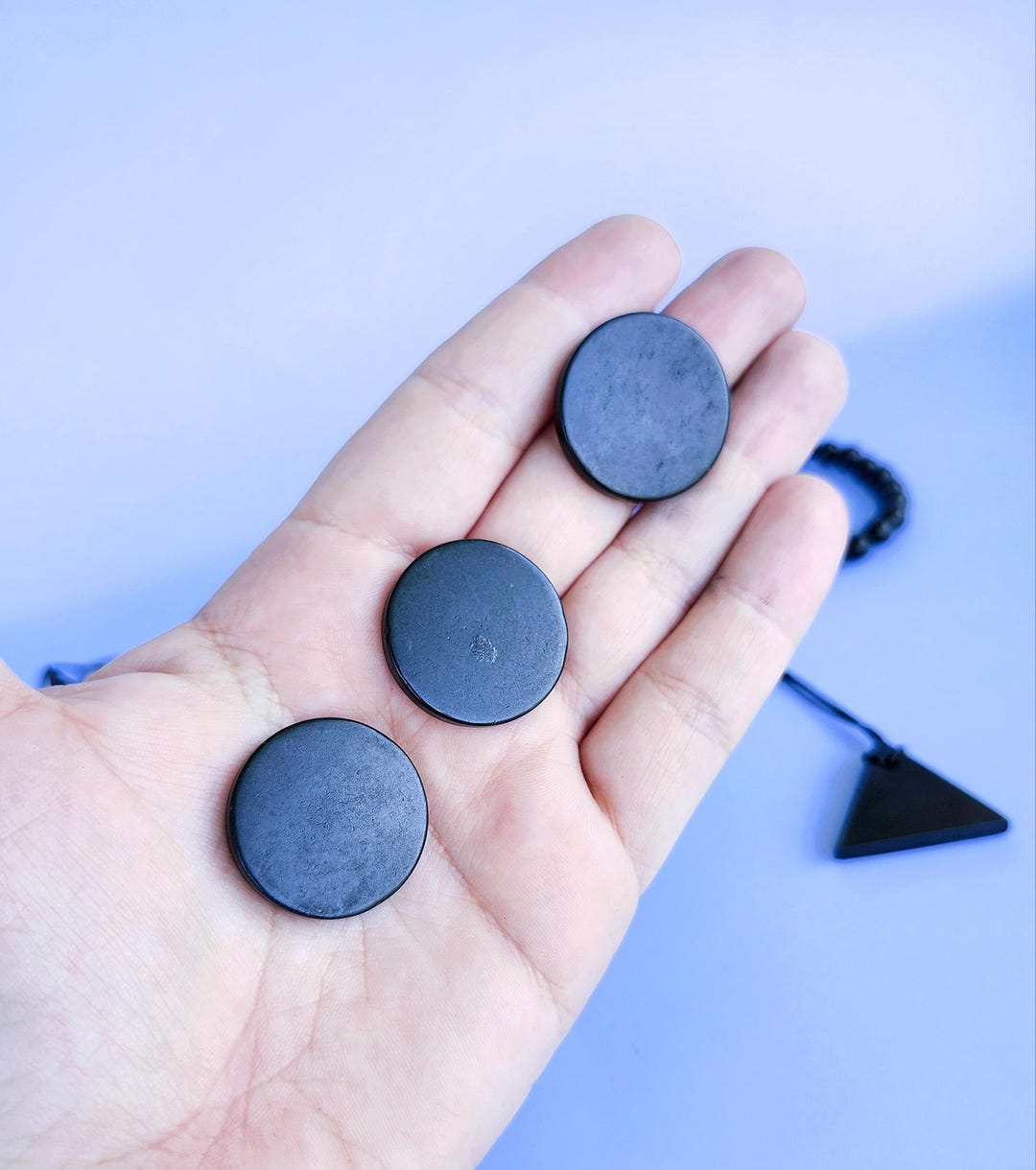 Shungite Cell Phone Tiles for EMF Protection - Etsy