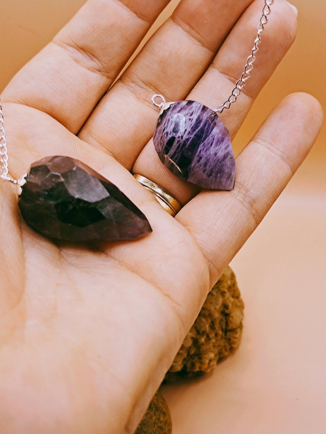 Pendulum Light Diffuser - Amethyst - Etsy