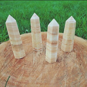 Banded Calcite Polished Towers/points - Etsy