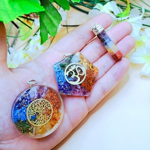 Crystal and Orgone Energy Pendants - Etsy