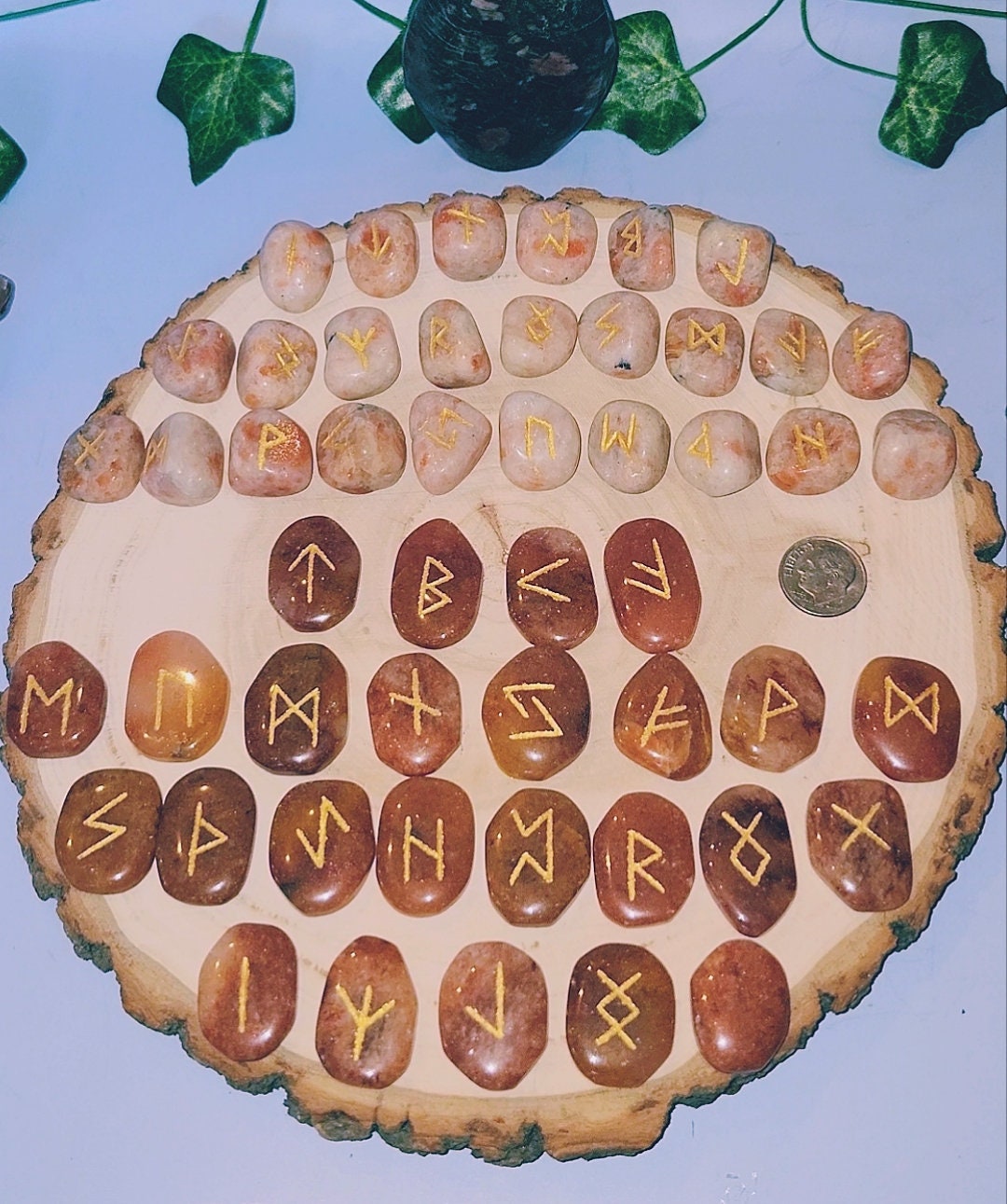 Assorted Elder Futhark Crystal Rune Sets - Etsy