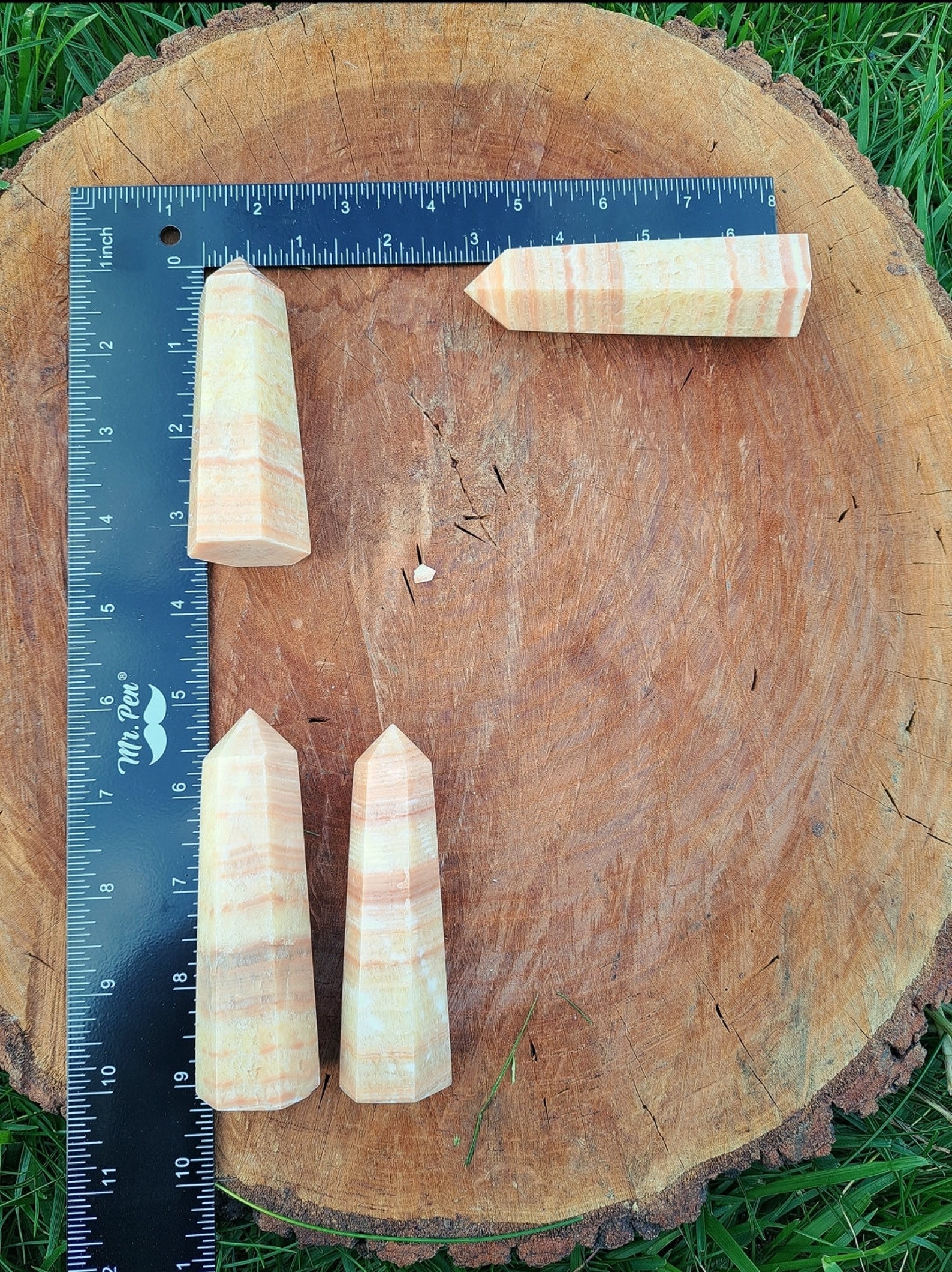 Banded Calcite Polished Towers/points - Etsy