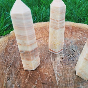 Banded Calcite Polished Towers/points - Etsy