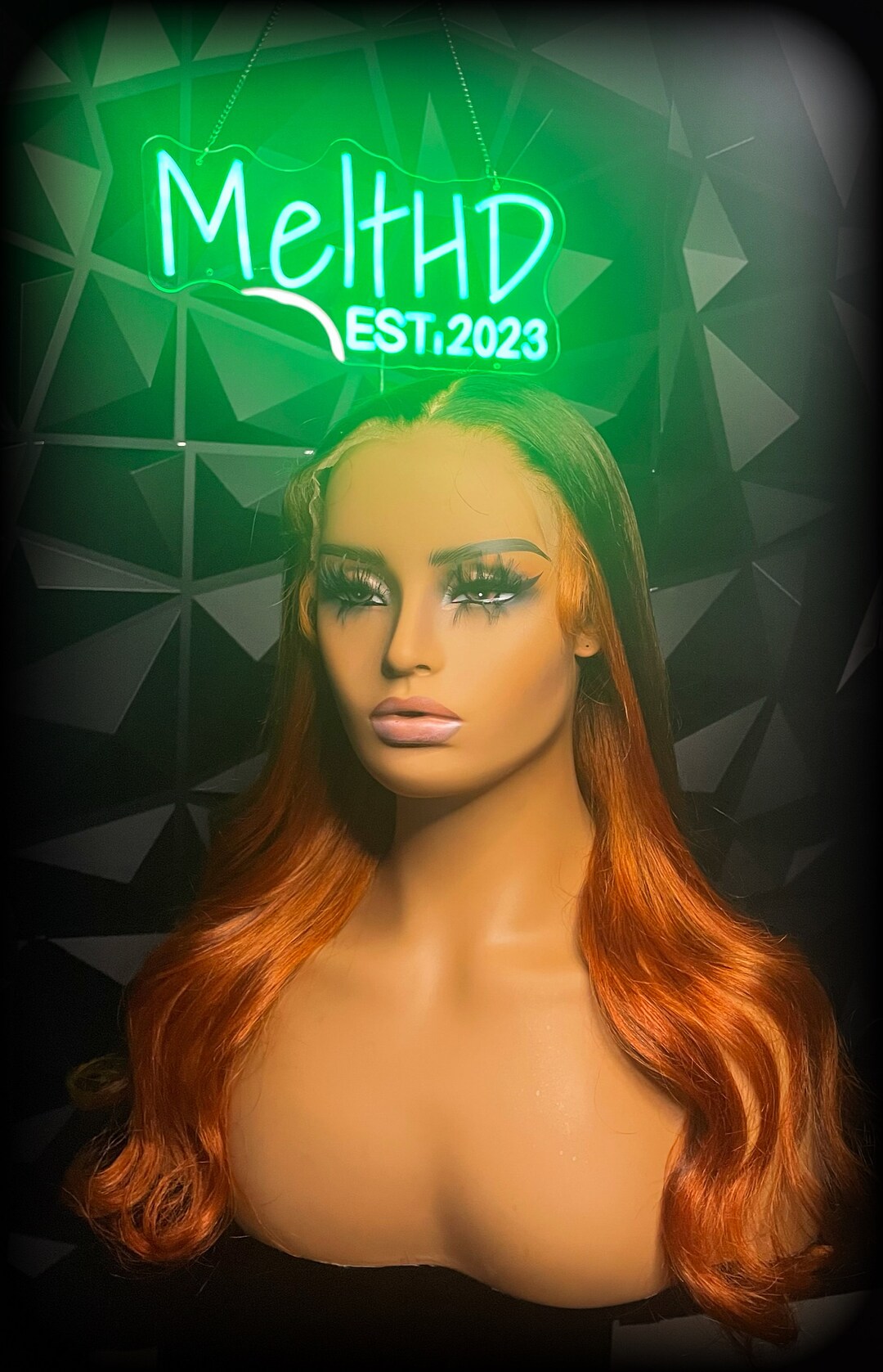 Ember 24 Brown/ginger Lace Front Wig - Etsy