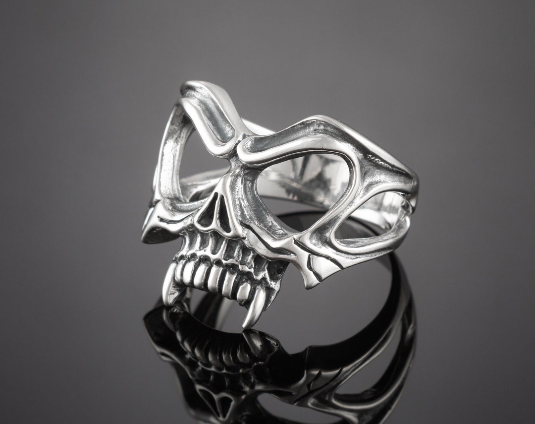 Animal Skull Ring /gothic Style Masculine Ring for Men /horror Jewelry ...