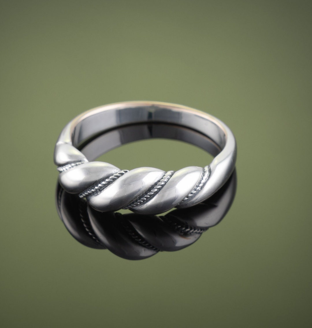 925 Namejs Ring for Women /rope Ring /latvian Jewelry/baltic Jewelry ...