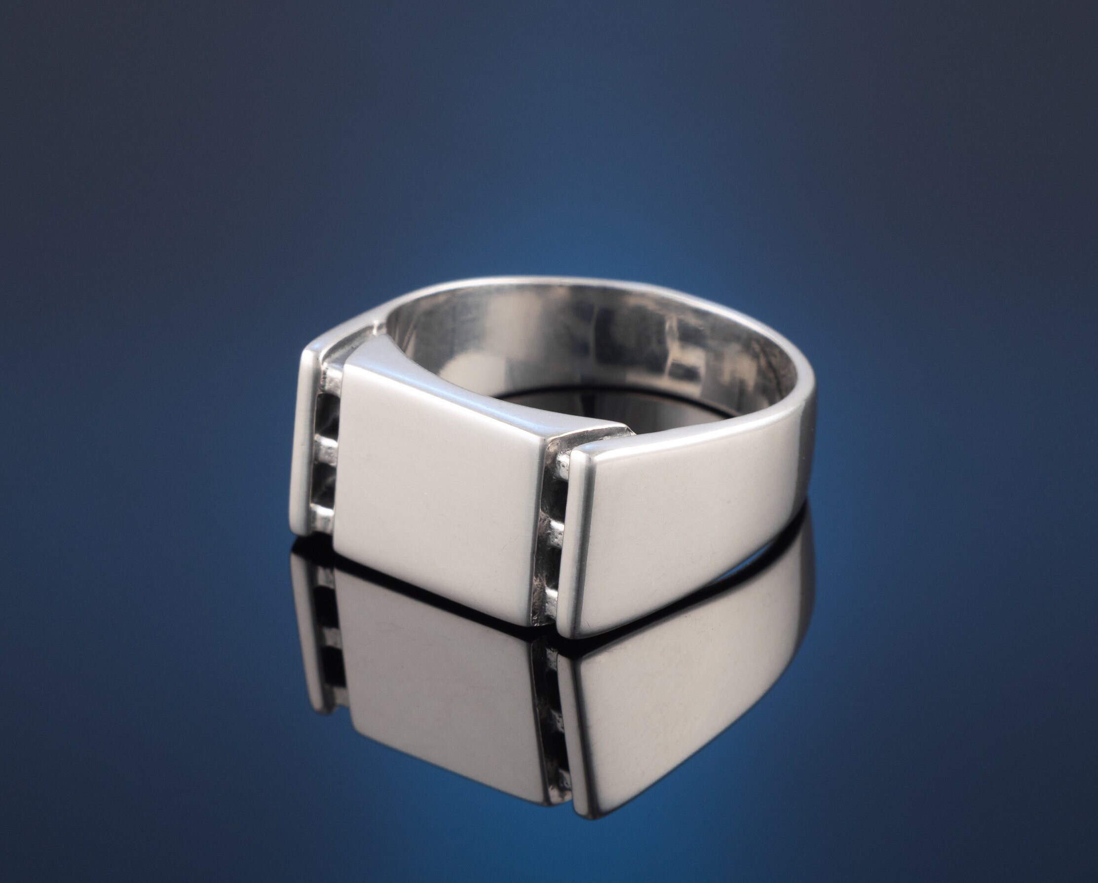 Geometric, Industrial Statement Ring for Men /handcrafted Jewelry ...