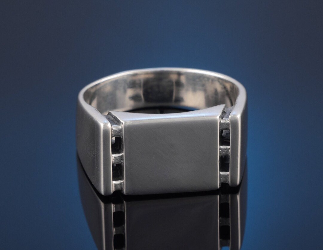 Geometric, Industrial Statement Ring for Men /handcrafted Jewelry ...