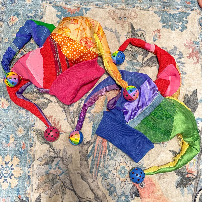 Jester / Joker Hat in Rainbow (pink Band) - Etsy