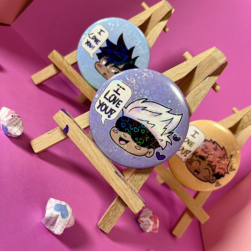 Jujutsu Kaisen Sorcerer Buttons - Etsy