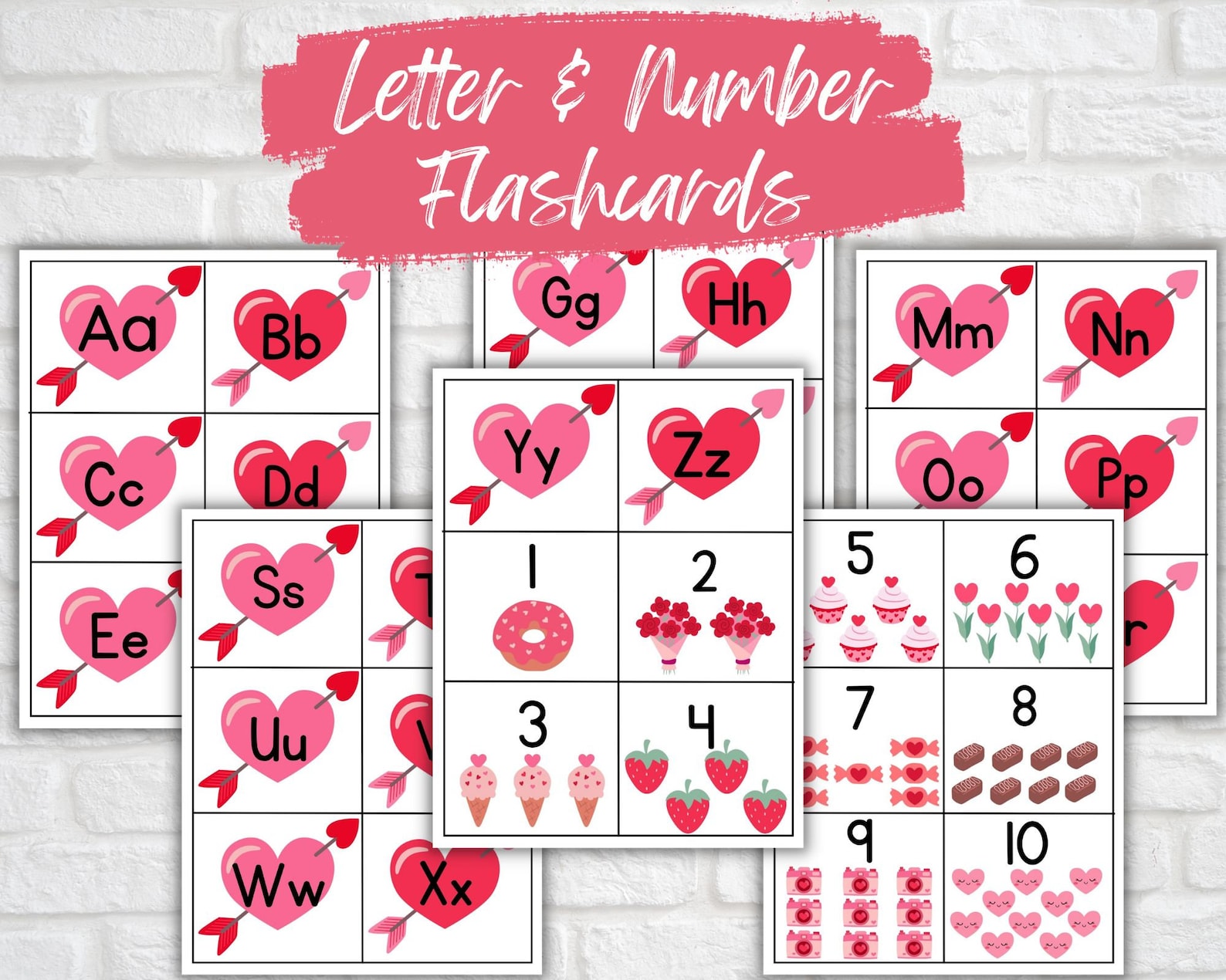 Printable Valentine's Day Preschool Activity Bundle - Etsy