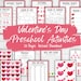 Printable Valentine's Day Preschool Activity Bundle - Etsy