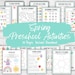 Printable Easter Preschool Activity Bundle - Etsy