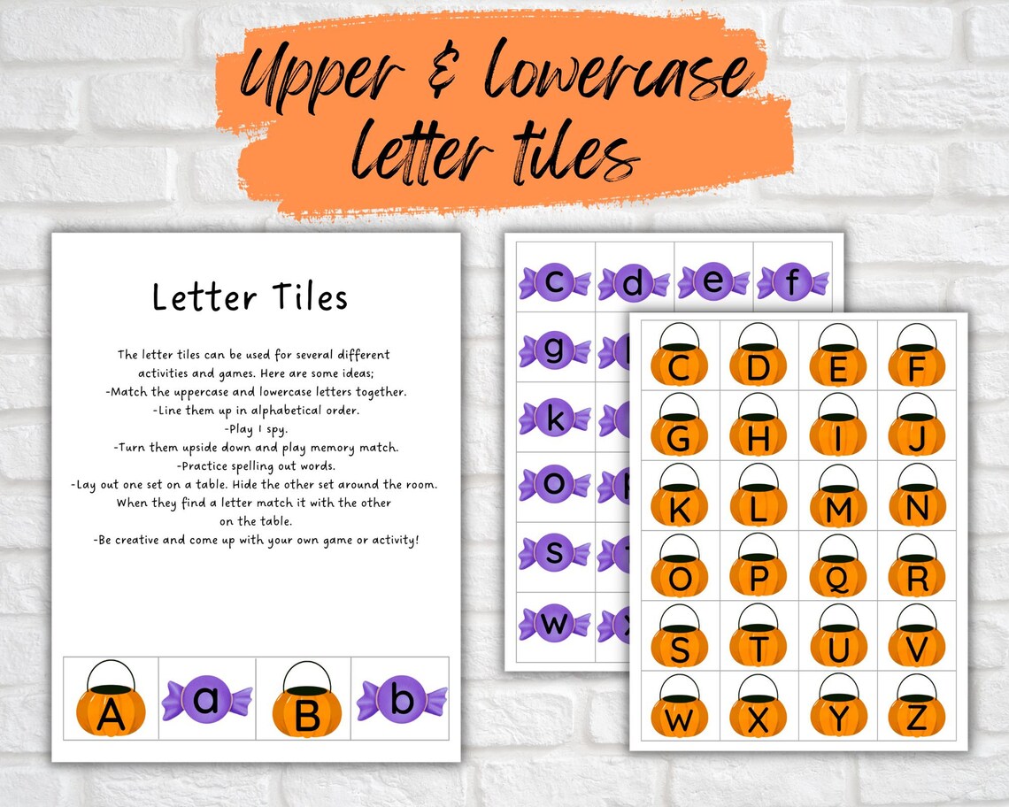 Printable Halloween Preschool Activity Bundle - Etsy