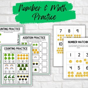 Printable St. Patrick's Day Preschool Activity Bundle - Etsy
