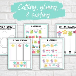 Printable Spring Preschool Activity Bundle - Etsy