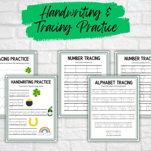 Printable St. Patrick's Day Preschool Activity Bundle - Etsy