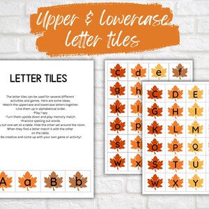 Printable Fall/autumn Preschool Activity Bundle - Etsy