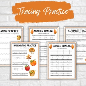 Printable Fall/autumn Preschool Activity Bundle - Etsy