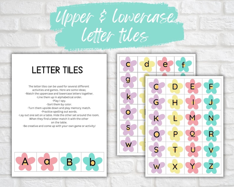 Printable Spring Preschool Activity Bundle - Etsy