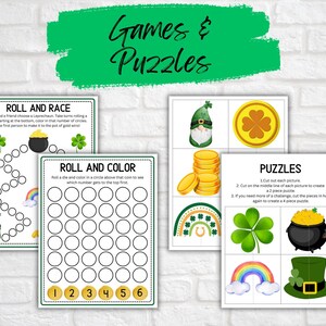 Printable St. Patrick's Day Preschool Activity Bundle - Etsy