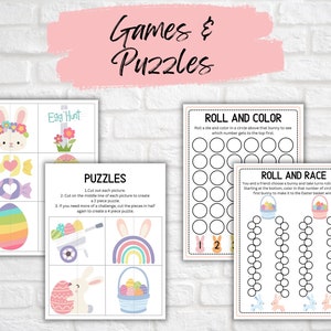 Printable Easter Preschool Activity Bundle - Etsy