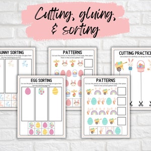 Printable Easter Preschool Activity Bundle - Etsy