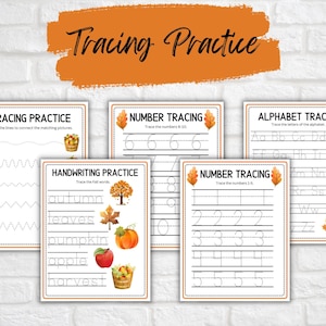 Printable Fall/autumn Preschool Activity Bundle - Etsy