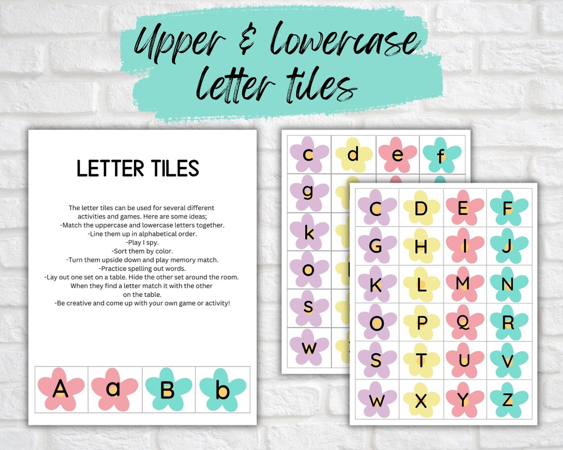 Printable Spring Preschool Activity Bundle - Etsy