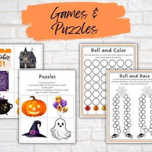 Printable Halloween Preschool Activity Bundle - Etsy