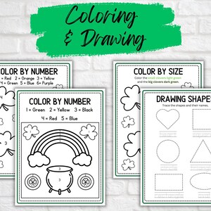 Printable St. Patrick's Day Preschool Activity Bundle - Etsy