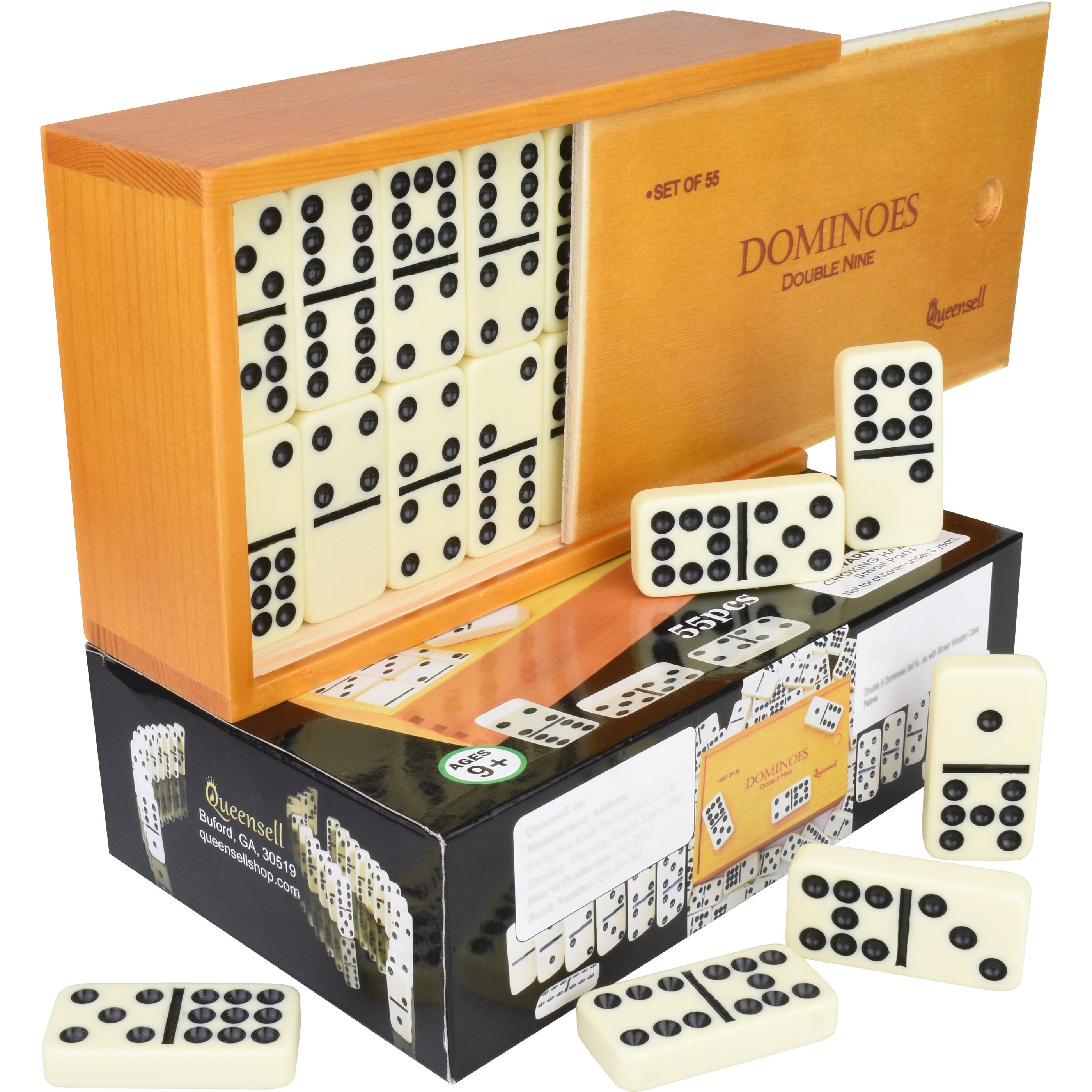Dominoes Set for Adults for Families and Kids Ages 9 and up Classic ...